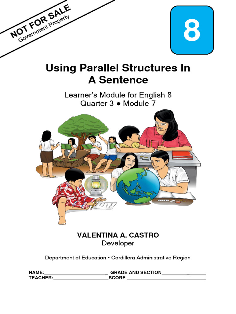 Engl8 - Q3 - W7 - Using ParallelInstructions - Castro - Baguio | PDF ...