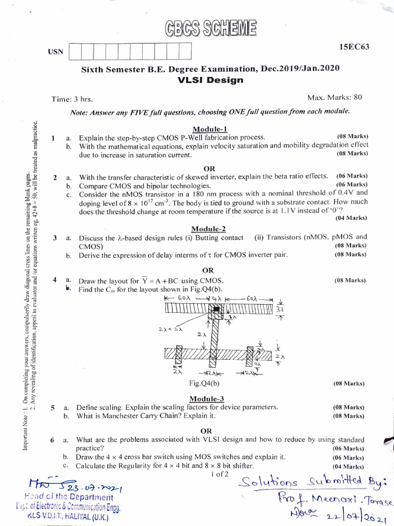 15ec63 Vlsi | PDF