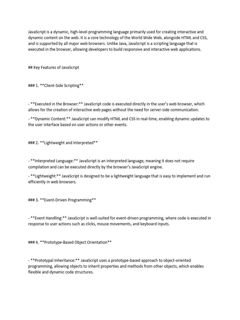 Javascript Introduction | PDF | Java Script | Dynamic Web Page Javascript Introduction | PDF | Java Script | Dynamic Web Page