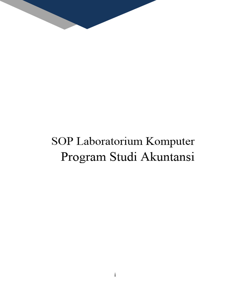 SOP Lab Komputer AKUN | PDF | Teknologi & Rekayasa