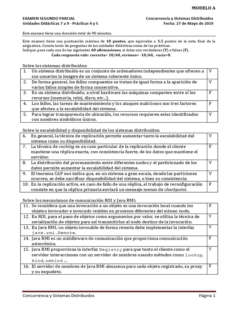 EX.P2.2019 Sol | PDF | Escalabilidad | Ingeniería Informática