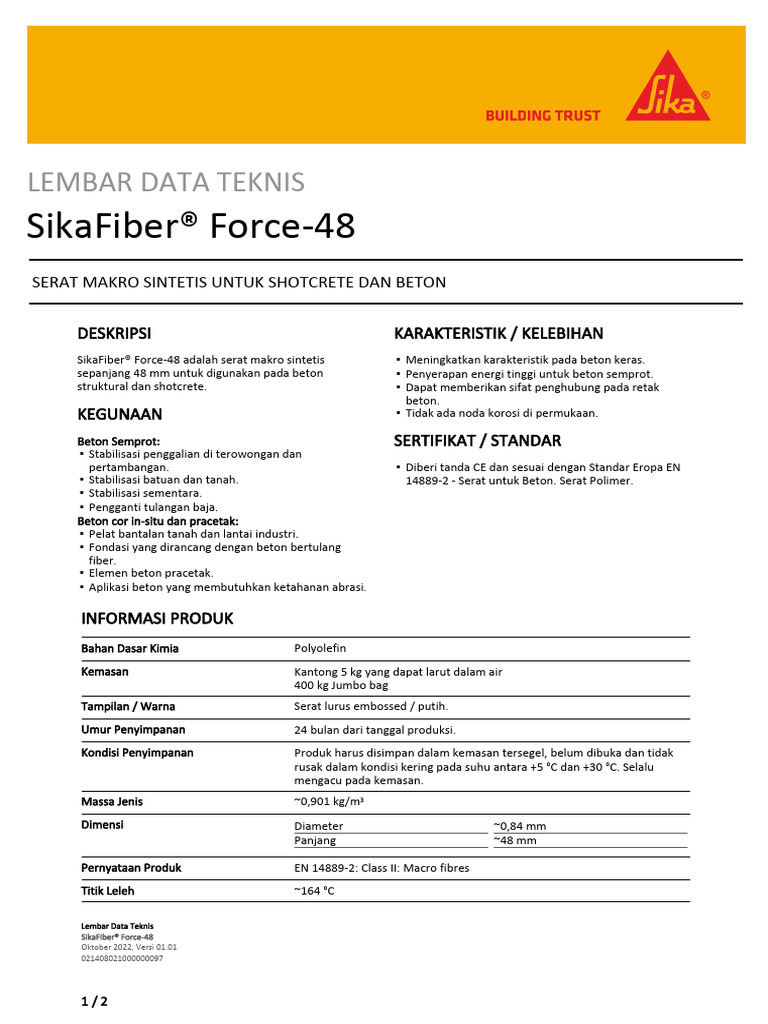 Sikafiber Force 48 | PDF