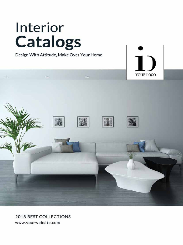 Interior Design Brochure Catalogs Template | PDF