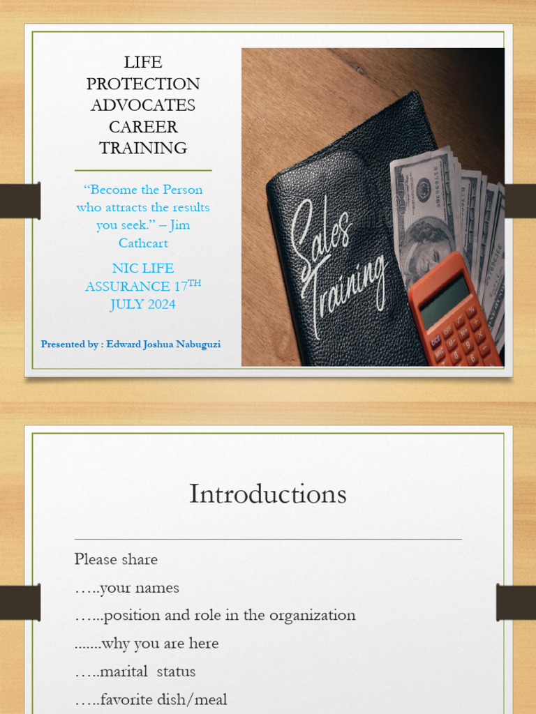 Life Protection Advocates Presentation - Nic Life | PDF | Life ...