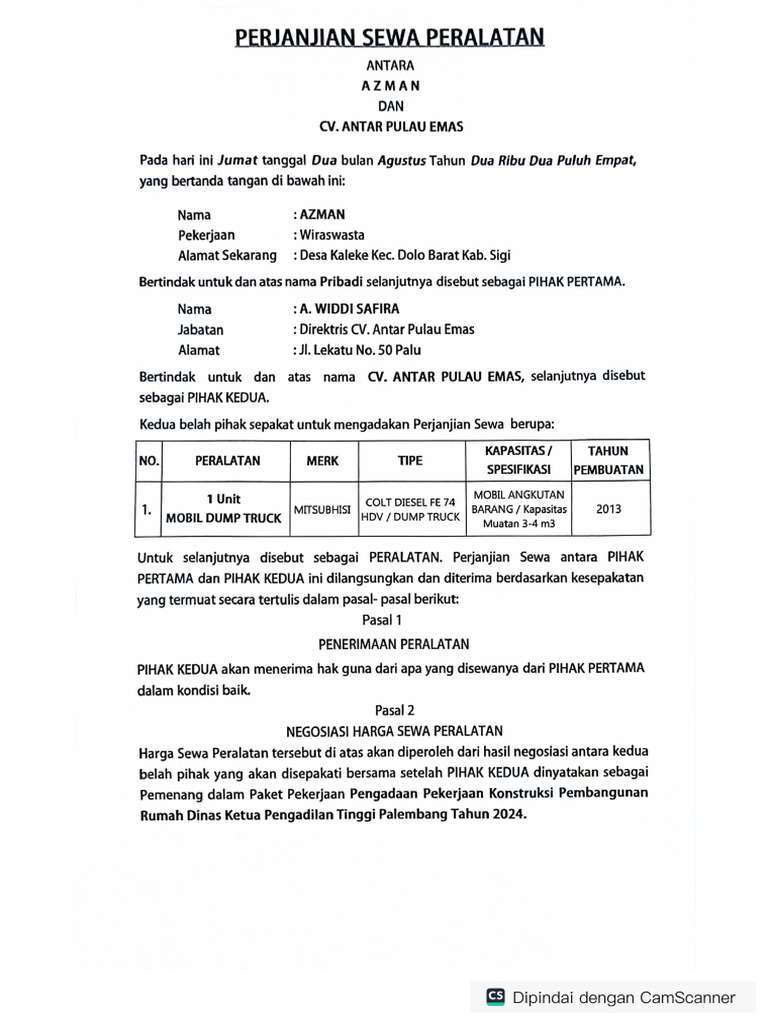 Sewa Azman Okokokokok | PDF