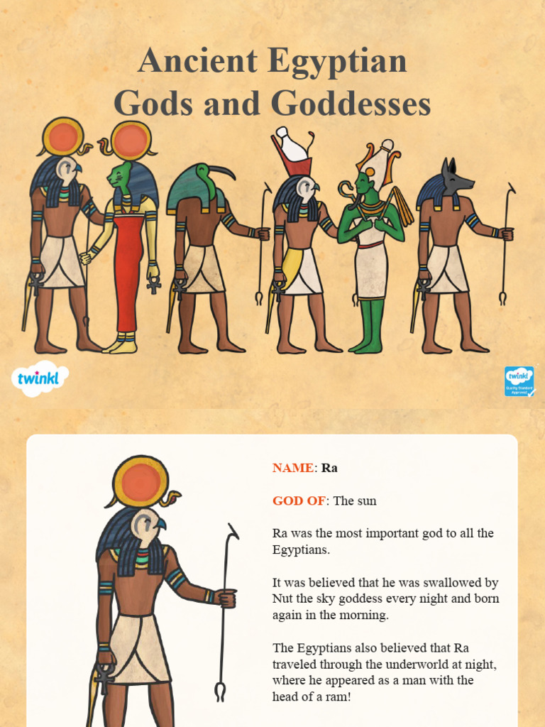 Ancient Egyptian Deities Overview | PDF | Religion & Spirituality ...