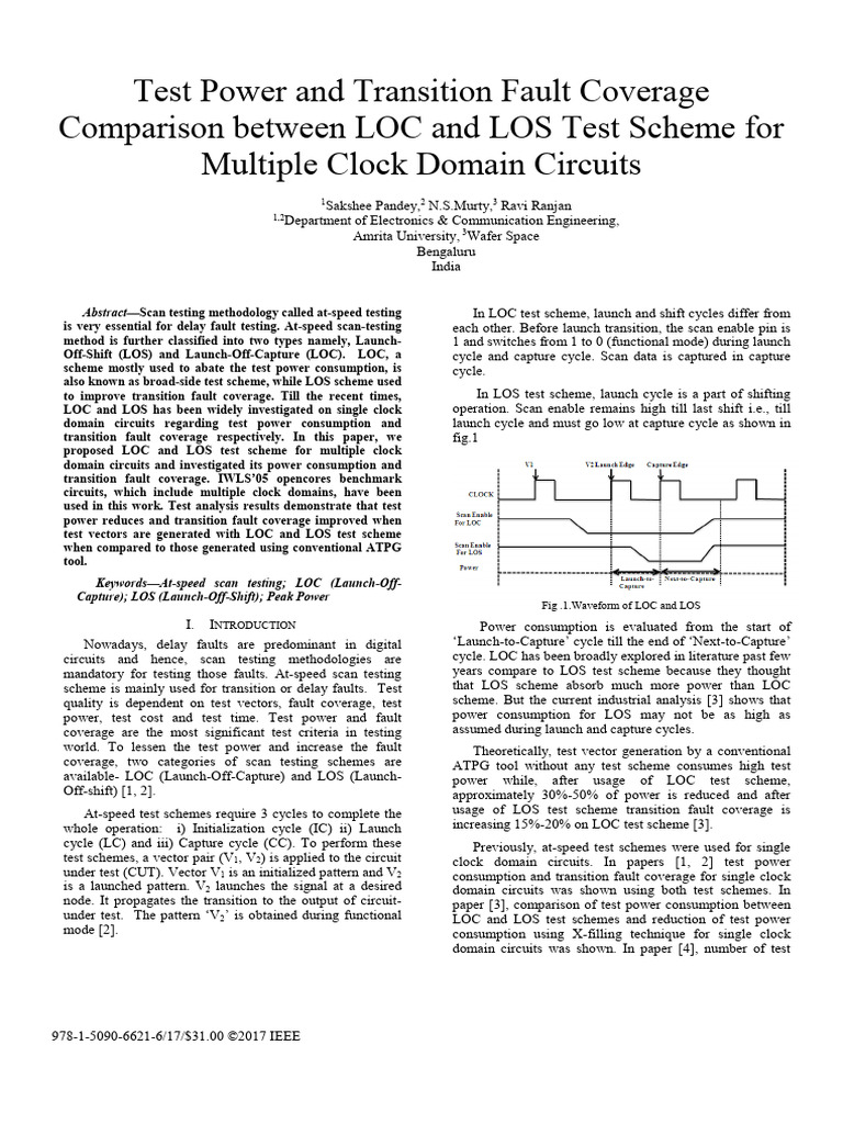 LOC vs. LOS in Multi-Clock Circuits | PDF | Electronic Design ...