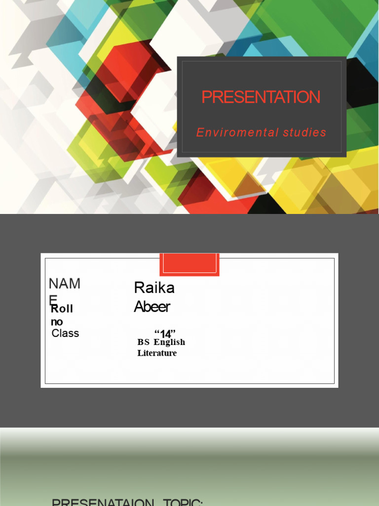 Presentation Laiba | PDF | Waste Management | Soil