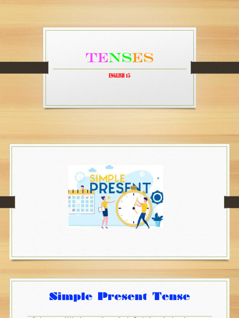 English 15 Tenses (1) | PDF | Perfect (Grammar) | Grammatical Tense