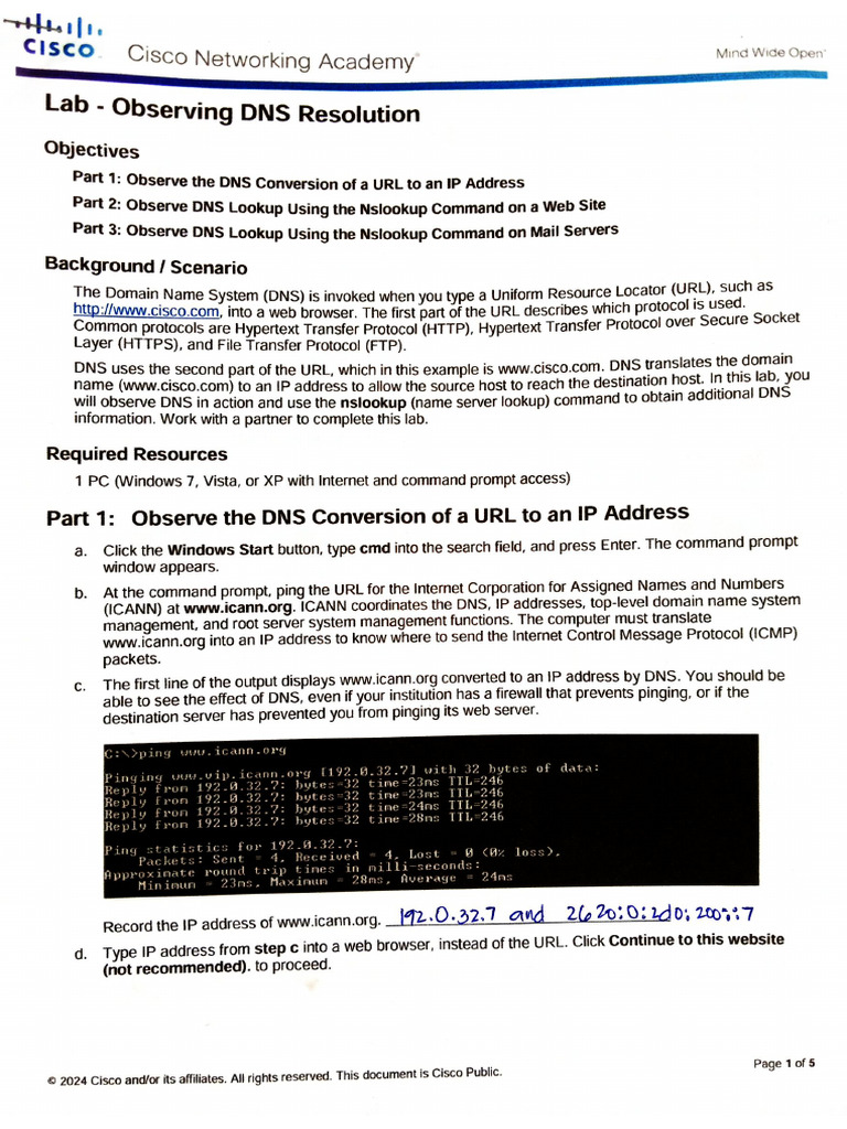 Observing DNS Resolution GonzagaJohn-Aldwyn-Gonzaga | PDF