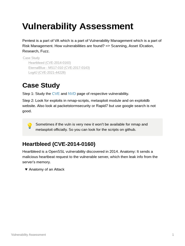 Vulnerability Assessment | PDF | Vulnerability (Computing) | Information Technology Management