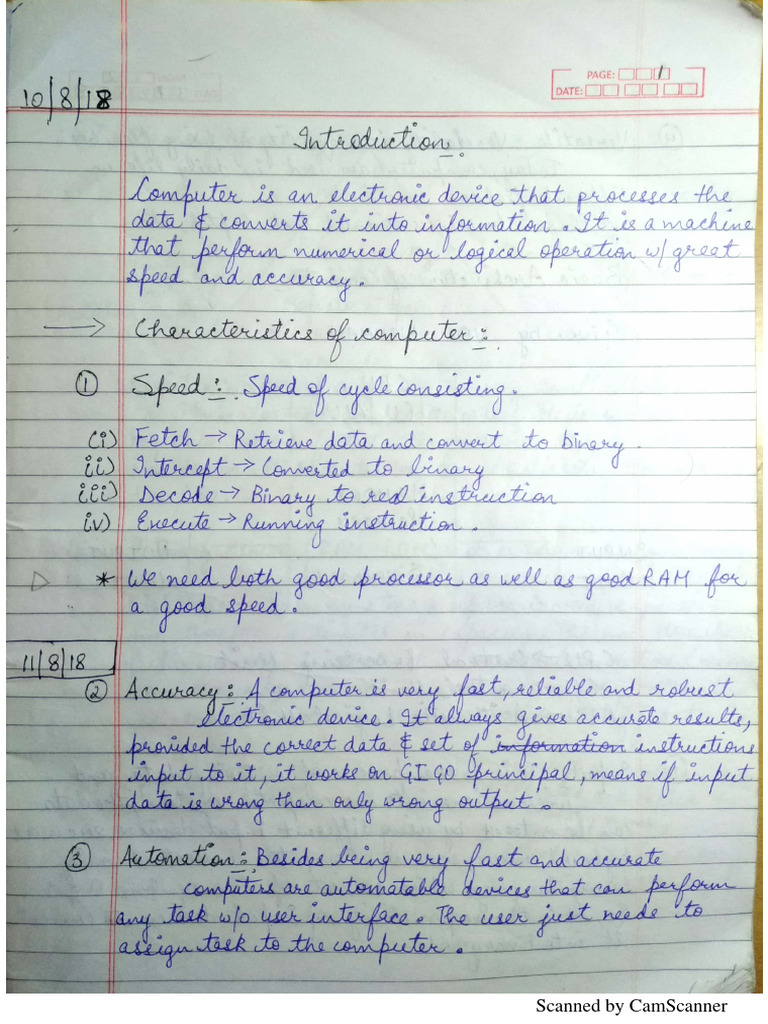 Unit 1 Introduction To Programming Pdf