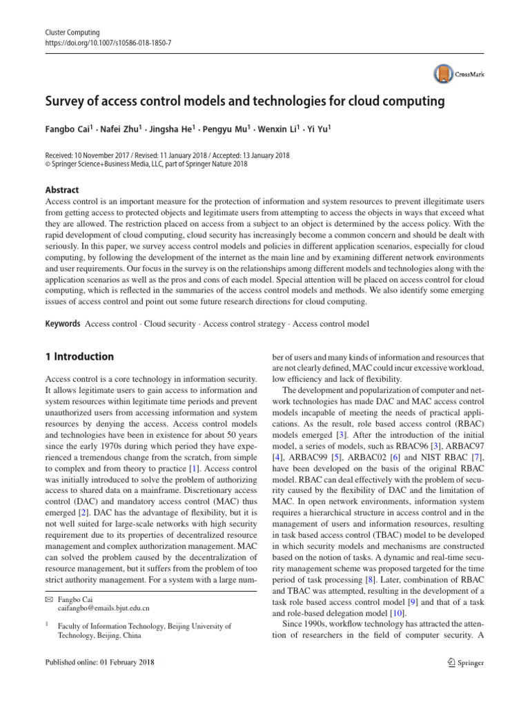 Cai 2018 | PDF | Encryption | Public Key Cryptography