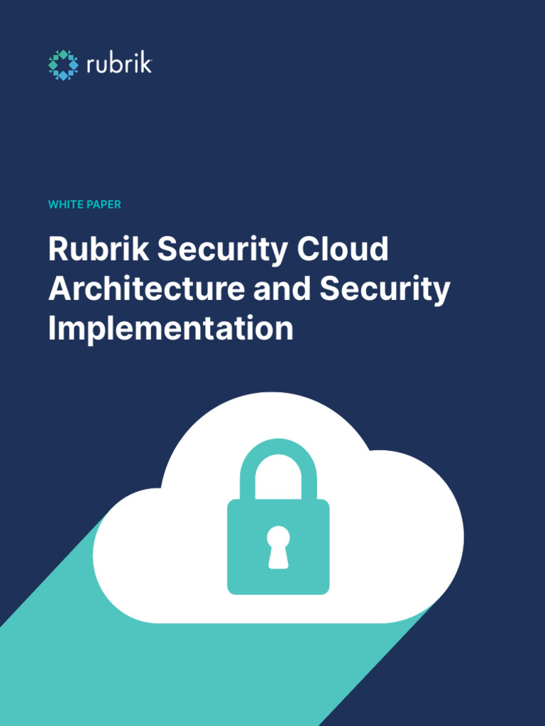 Rubrik Design | PDF | Security | Computer Security