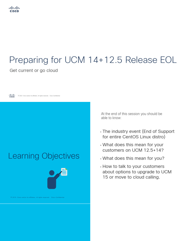 Preparing For UCM 14+12.5 Release EOL | PDF | Cloud Computing | Computing