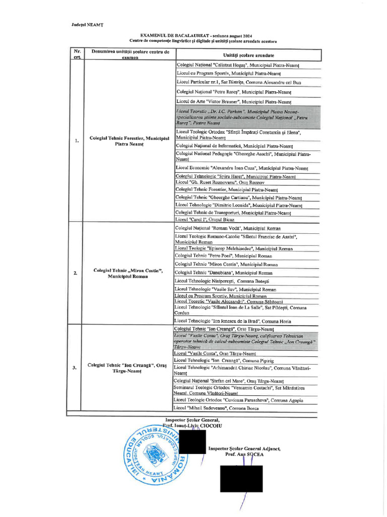 Centre Competente 2024 August BAC Redacted | PDF