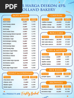Daftar Harga Laritta Bakery 2024 | PDF