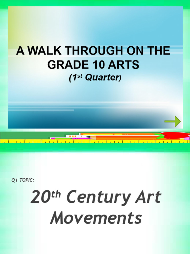 Online Lesson Q1 Art G10 | PDF | Impressionism | Paintings