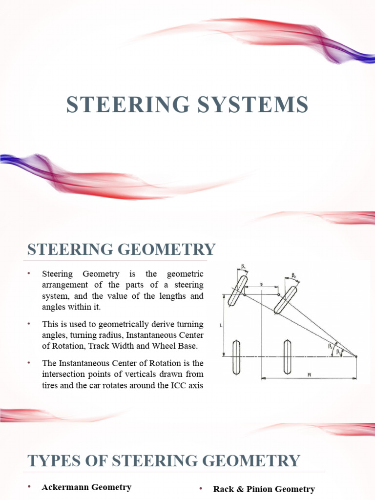 Steering Systems | PDF | Steering | Vehicle Technology