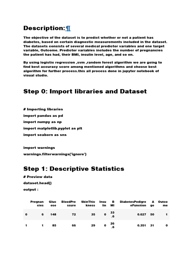 Documentation Code | PDF | Support Vector Machine | Statistical Classification