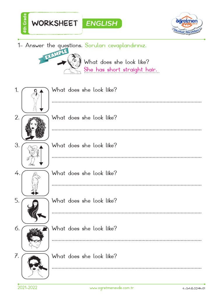 32hafta Ing 4sinif Compressed | PDF | Clothing | Integumentary System