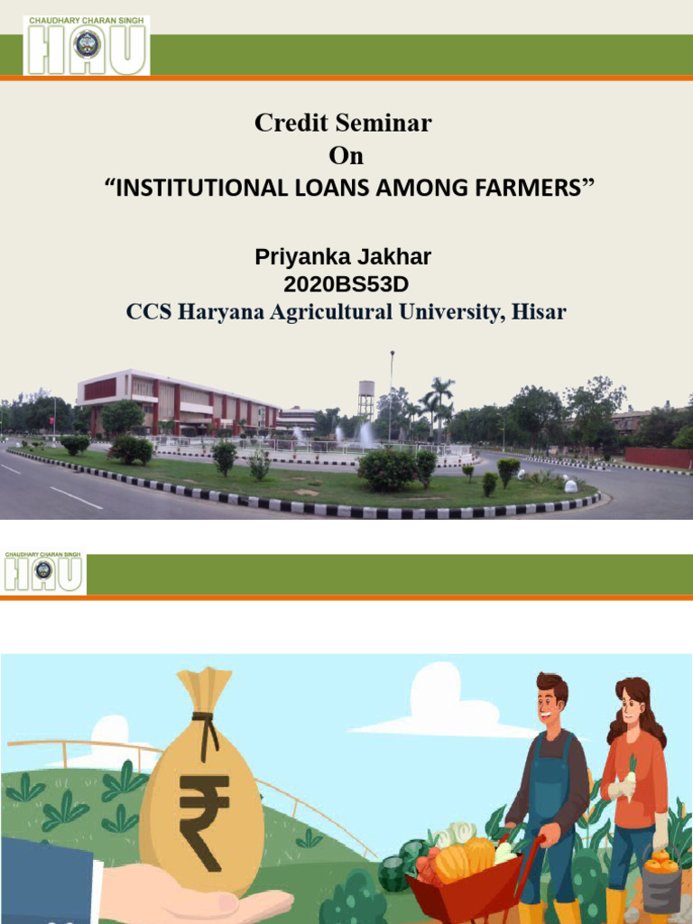 Doctorate Credit Seminar Institutional Loans | PDF | Loans | Credit