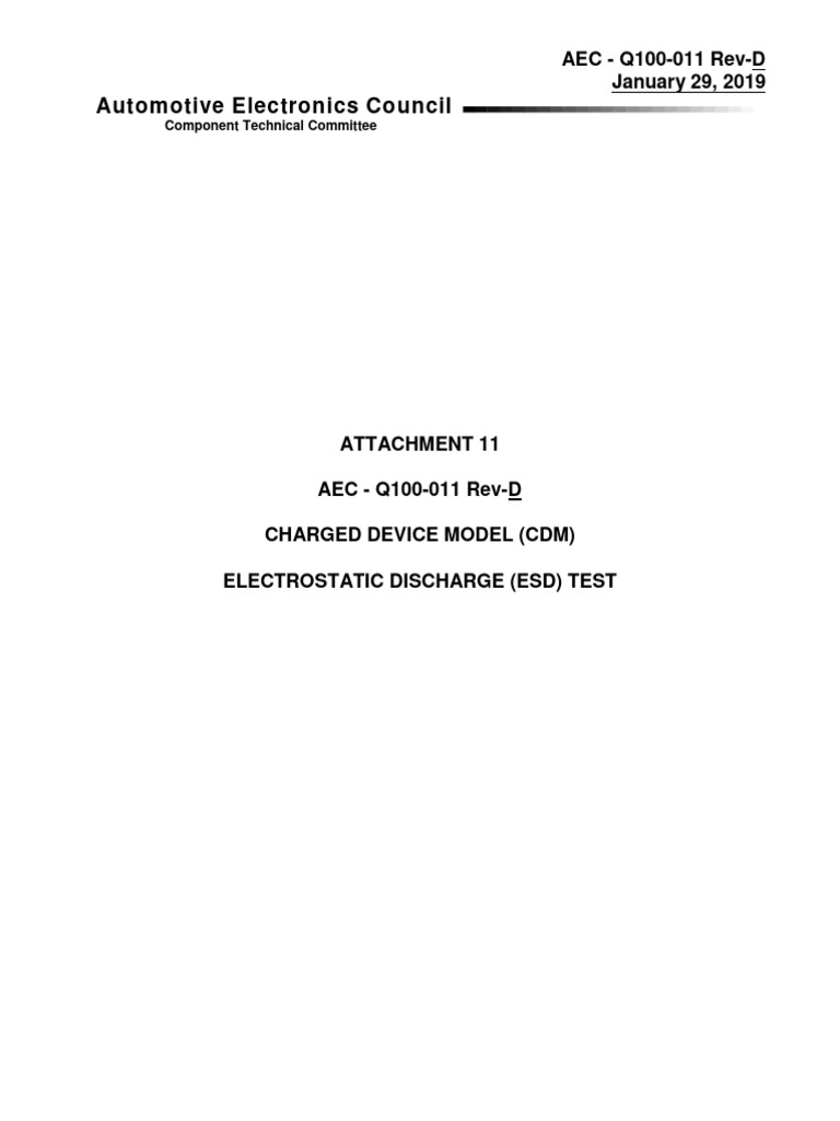 Automotive Electronics Council: AEC - Q100-011 Rev-D January 29, 2019 ...