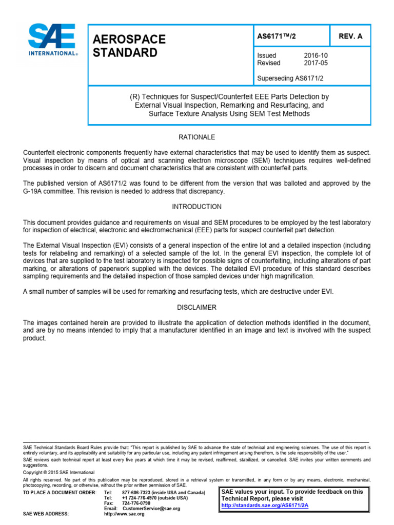 SAE AS6171 - 2A-2017 - EVI. Remarking & Resurfacing. Surface Texture Analysis | PDF | Scanning ...