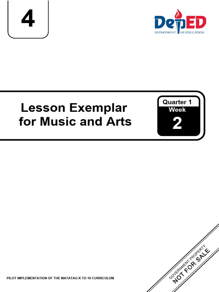 Le Ma 4 Week 2 Final Pdf The Arts Curriculum