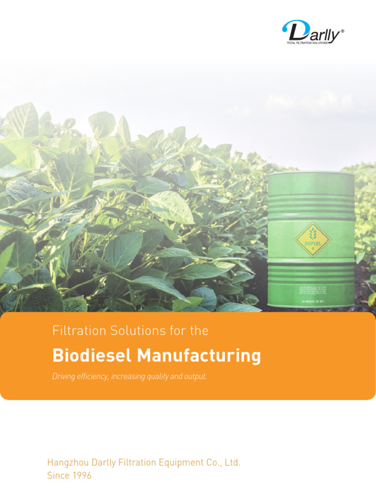 Filtration Solutions For Biodiesel Manufacturing | PDF | Biodiesel ...