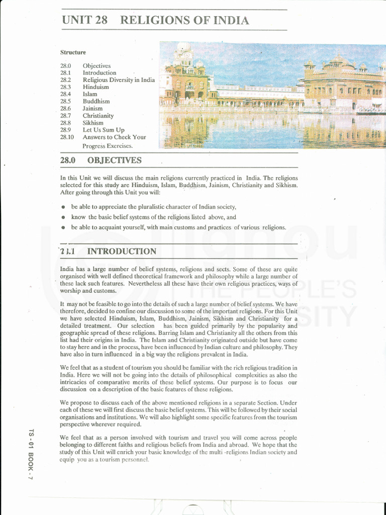 Unit-28 Religion of India | PDF | Hindu Texts | Vedas