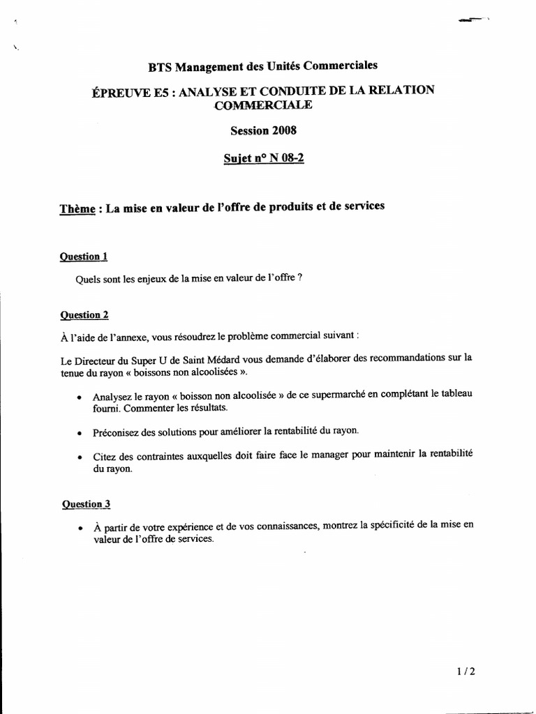 Acrc 2008 Mise en Valeur Offre | PDF