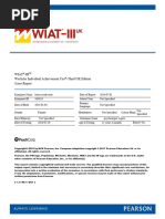 Wiat 4 Subtests and Composites | PDF | Writing | Linguistics