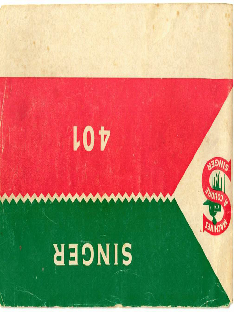 Singer 401G | PDF