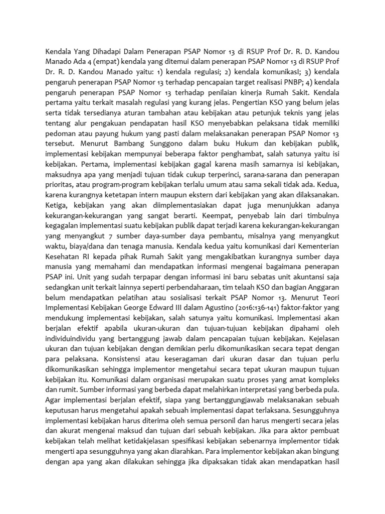 Kendala PSAP 13 | PDF | Bisnis