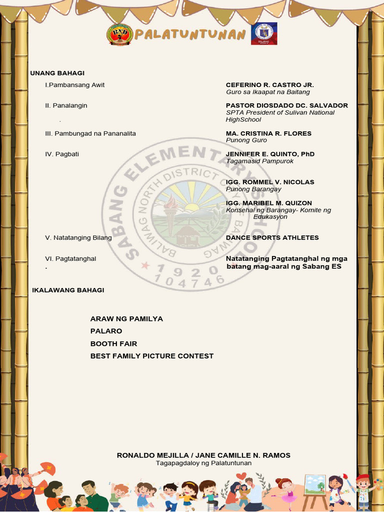 Family Day Program 2024 | PDF