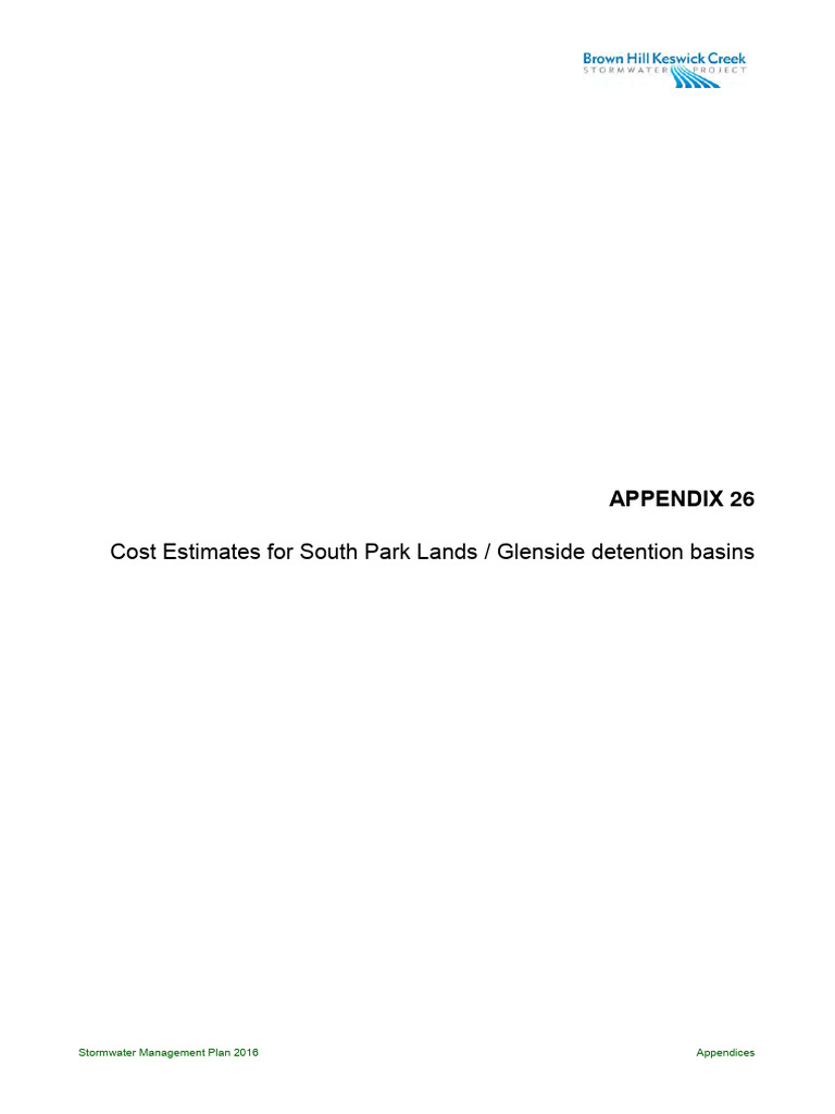 SWMP-2016-Appendix-26 - Cost Plan | PDF | Civil Engineering