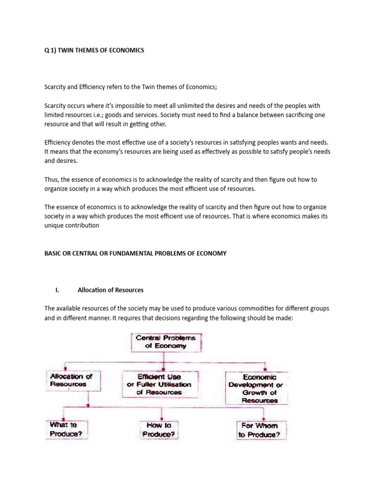 Economics Unit 1 Q 16 Marks 1 2 3 | PDF | Reserve Bank Of India | Externality