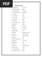 Country Nicknames Around the World | PDF | Social Science | Science ...