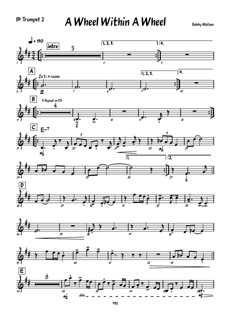 A Wheel Within A Wheel-Bb Trumpet 2 2 | PDF