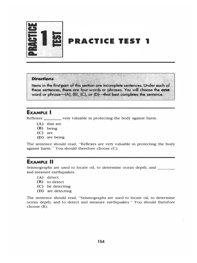 Toefl (Practice 01) | PDF | Young Adult