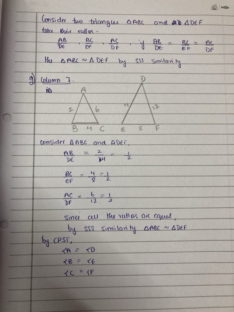 Similarities Math | PDF
