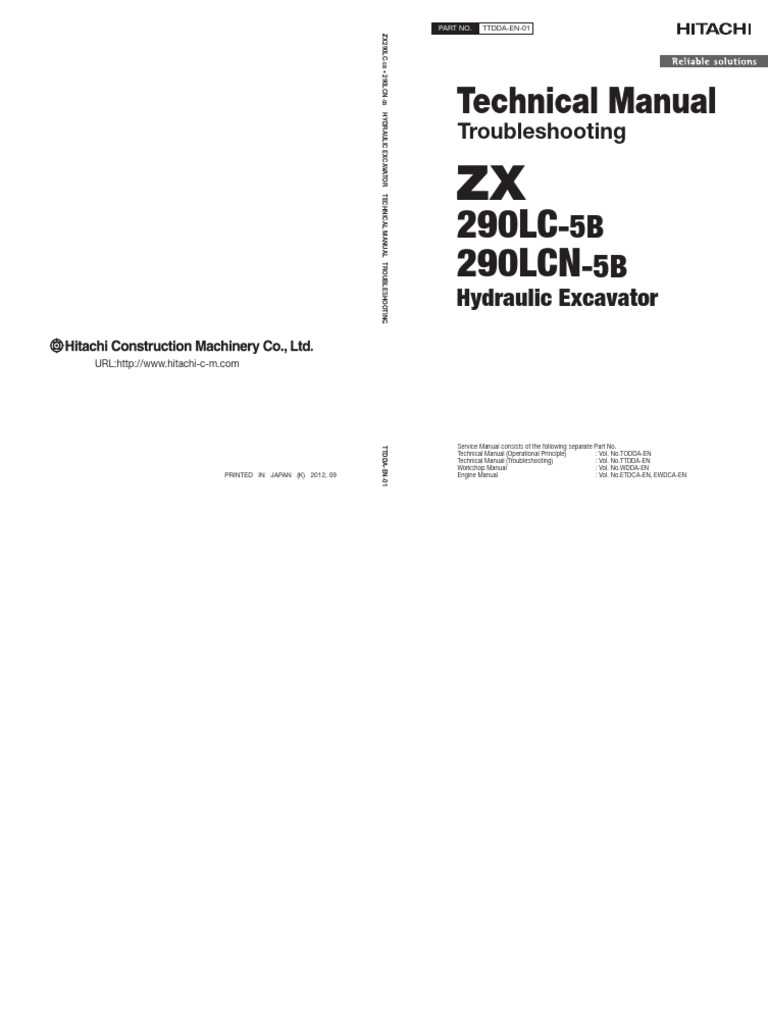 ZX290 5B - Troubleshooting | PDF