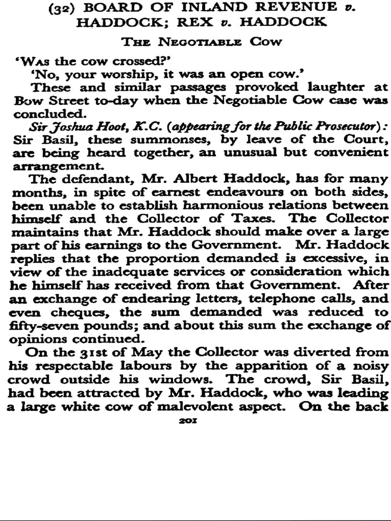 The Negotiable Cow | PDF | Payments | Money