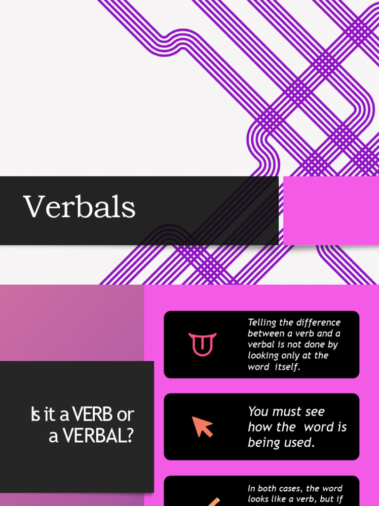 VERBALS | PDF | Verb | Adverb