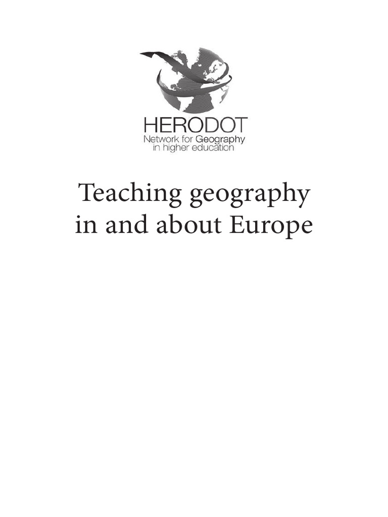 Teaching Geography in and About Europe | PDF | Teachers | European Union