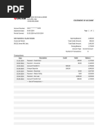 BBVA Bank Statement Overview | PDF | Banks | Money