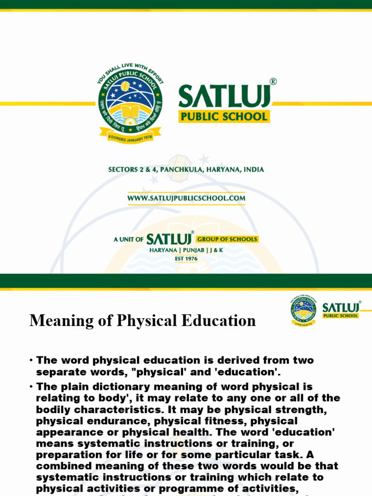 Physical Education Worksheet | PDF | Career & Growth | Self-Improvement