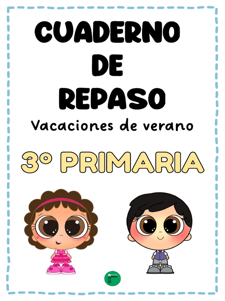 Cuaderno 3o Primaria Vacaciones | PDF | Sintaxis | Gramática