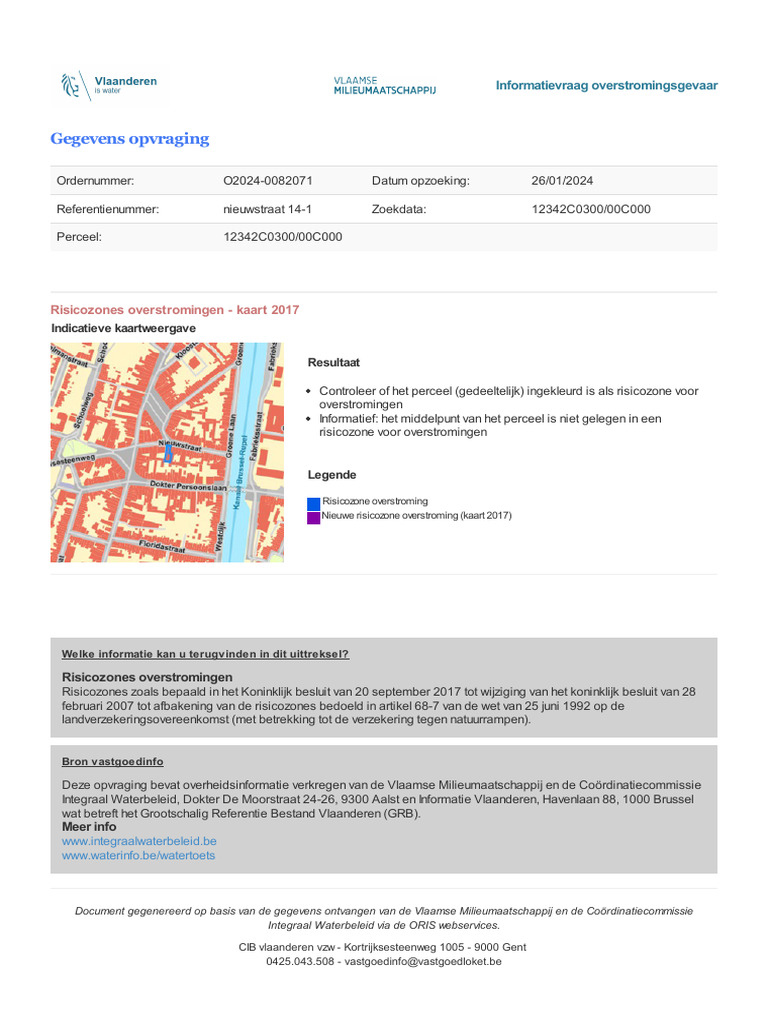 Overstromingsgevaar O2024 0082071 26 - 1 - 2024 | PDF